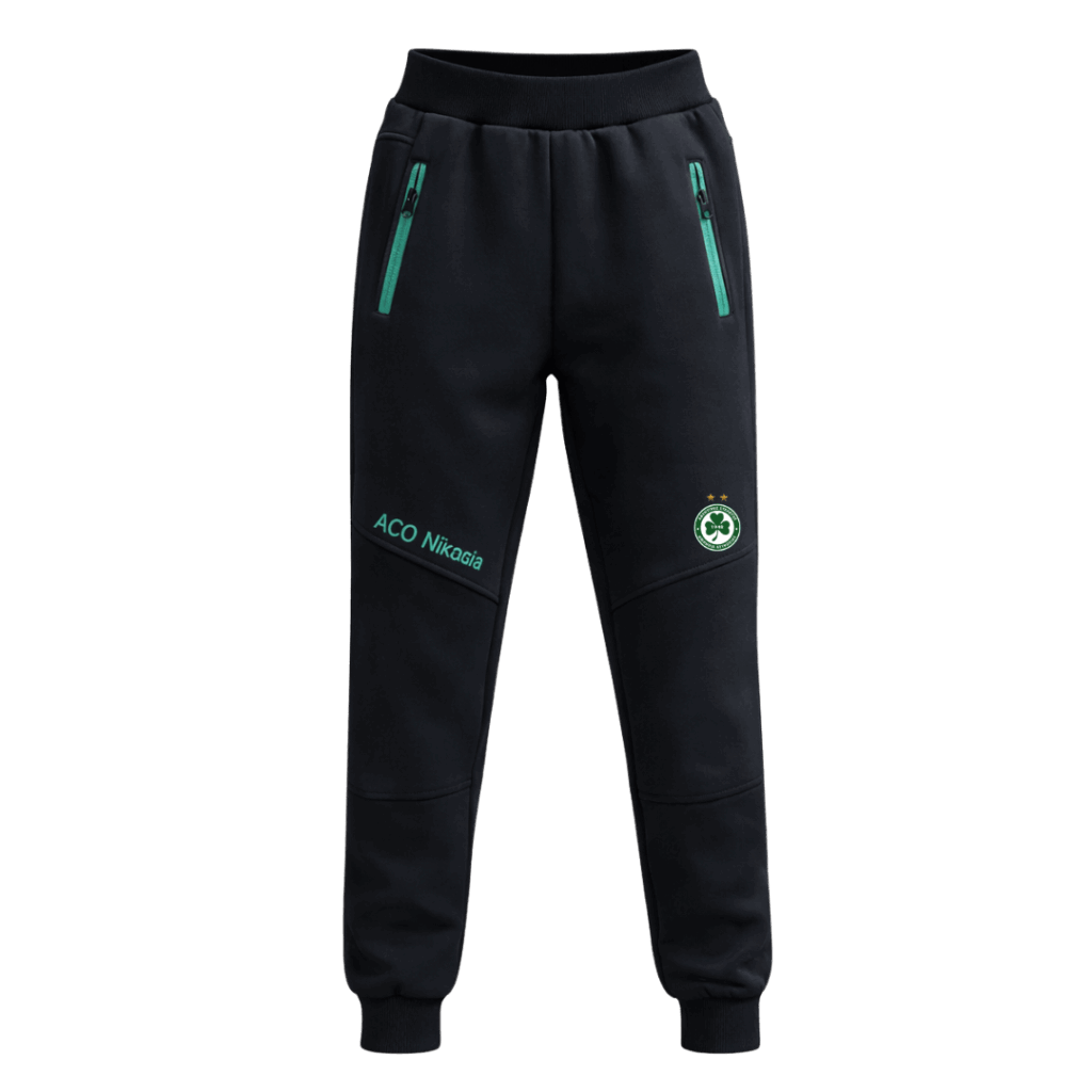 Kids Joggers A.C.O. “Athletic Club OMONOIA” BLK - ONLY ONLINE - OMONOIA Green Boutique